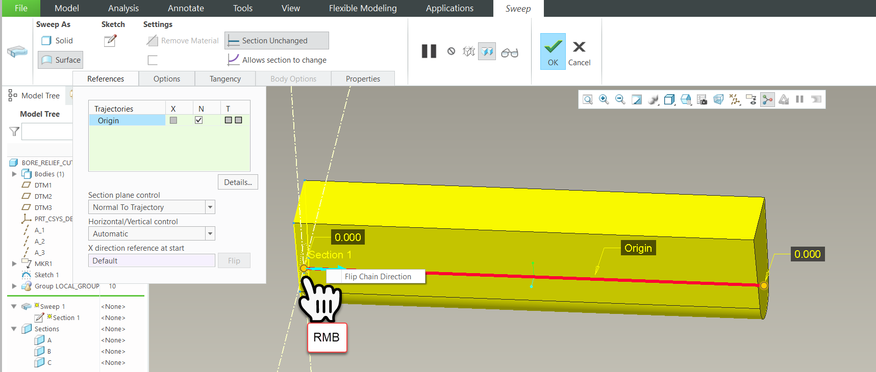 Solved: Where is the "Start Point" definition for sketcher... - PTC Community