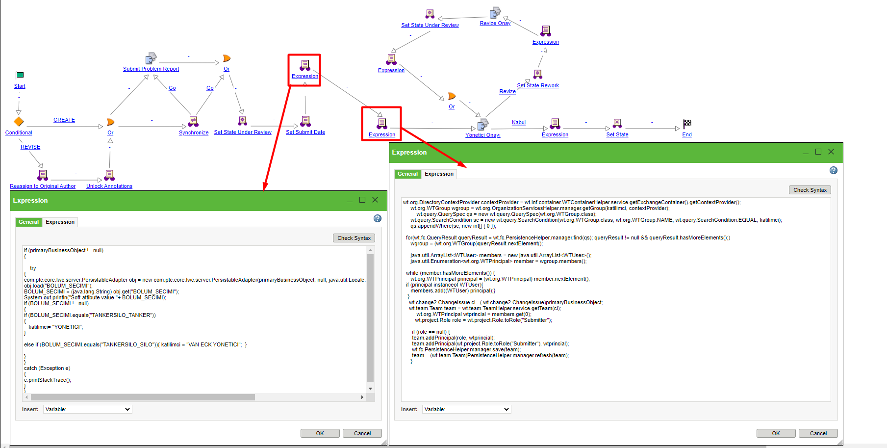 Solved: About the role assignment code in Expression - PTC Community
