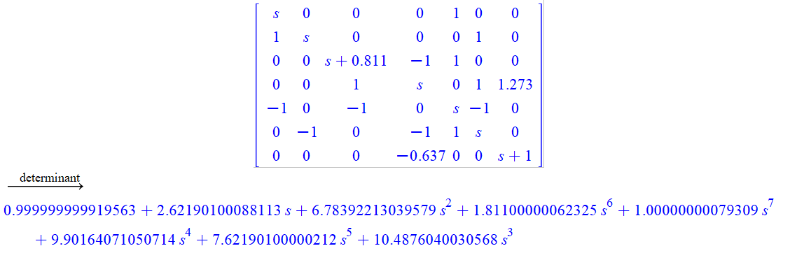 Determinat of a Matrix Mathcad Prime 8 Strange Re... - PTC Community