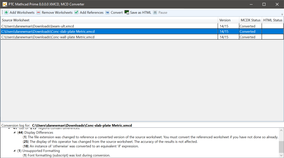 Solved: XMCD converter not working for legacy M`15 files - PTC Community