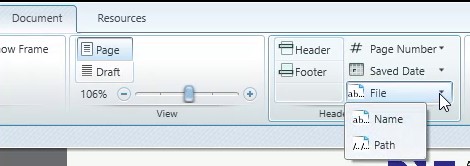Solved: Footer formatting gets lost when file is closed - PTC Community