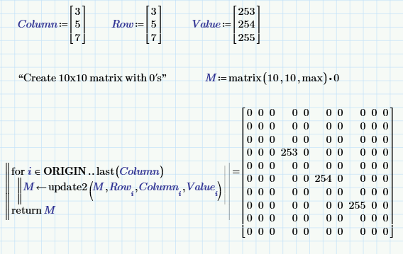 Solved: Changing Matrix Elements Automatically - PTC Community