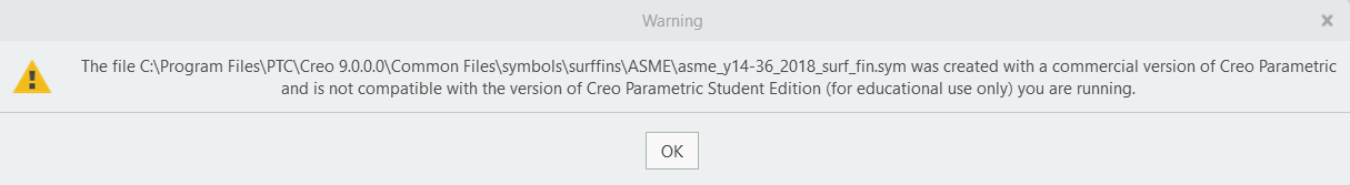 Solved: Creo File version mismatching installed Student Ed... - PTC Community