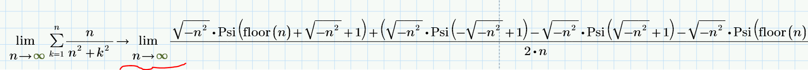 Limit of sums Mathcad Prime - PTC Community