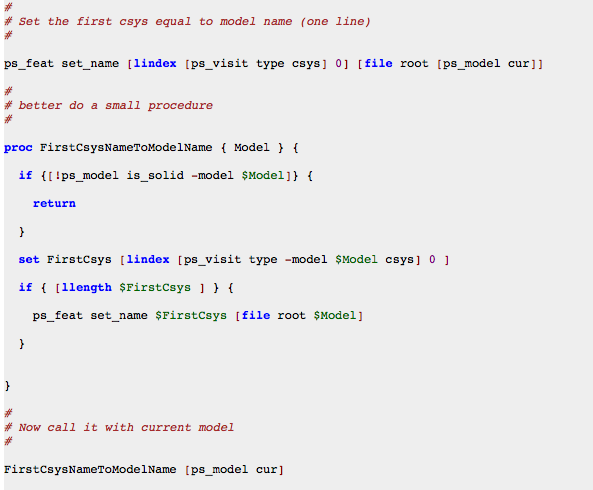 How to assign model name to default CSYS - PTC Community