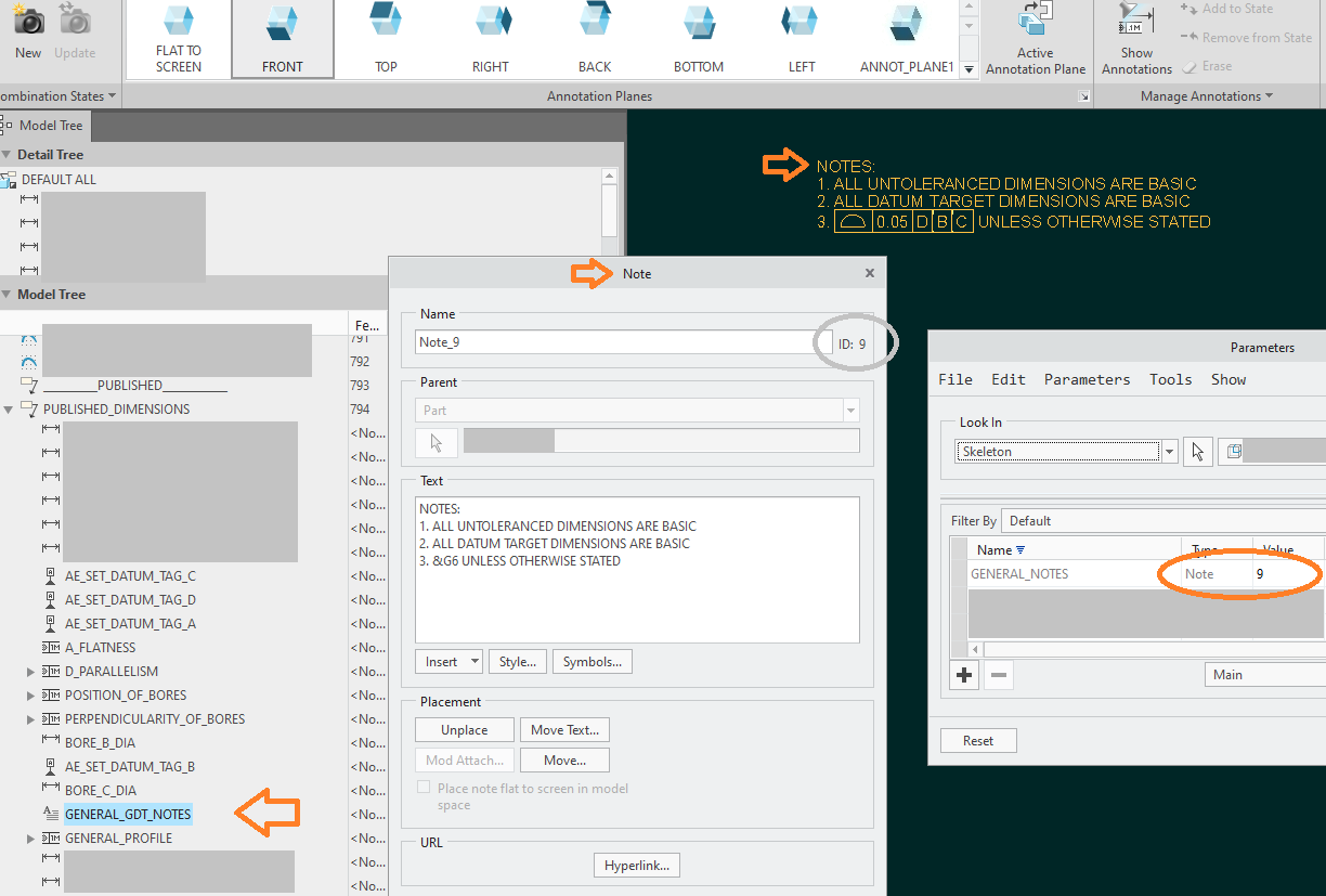 How do you automatically show model or assembly an... - PTC Community