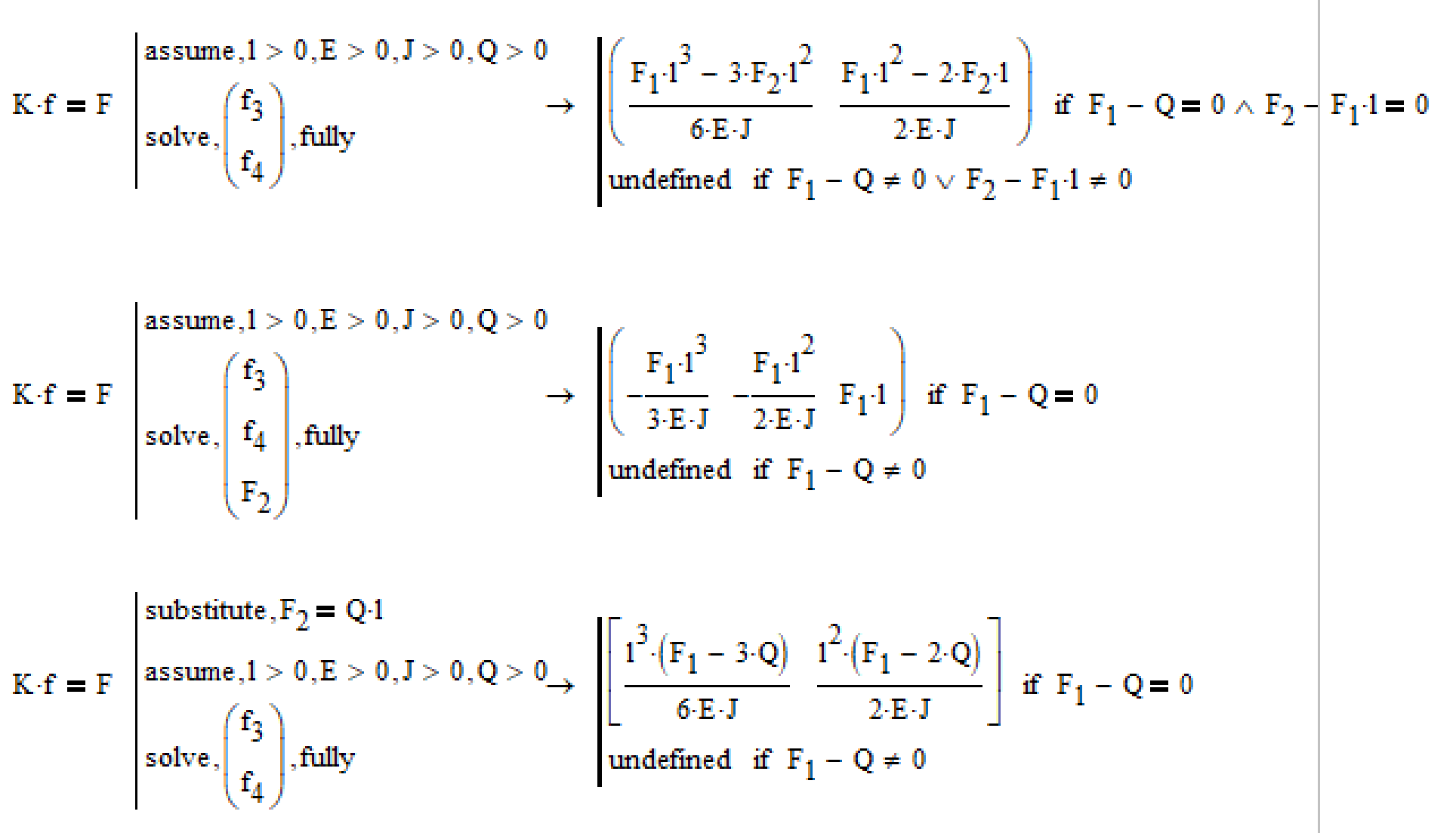 Solved Problem Solving Linear Equation Matrix System Sym Ptc Community