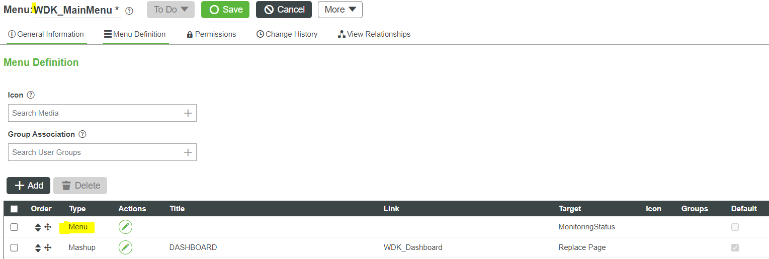 Solved Menu Navigation And Sub Menu With Horizontal Align Ptc Community