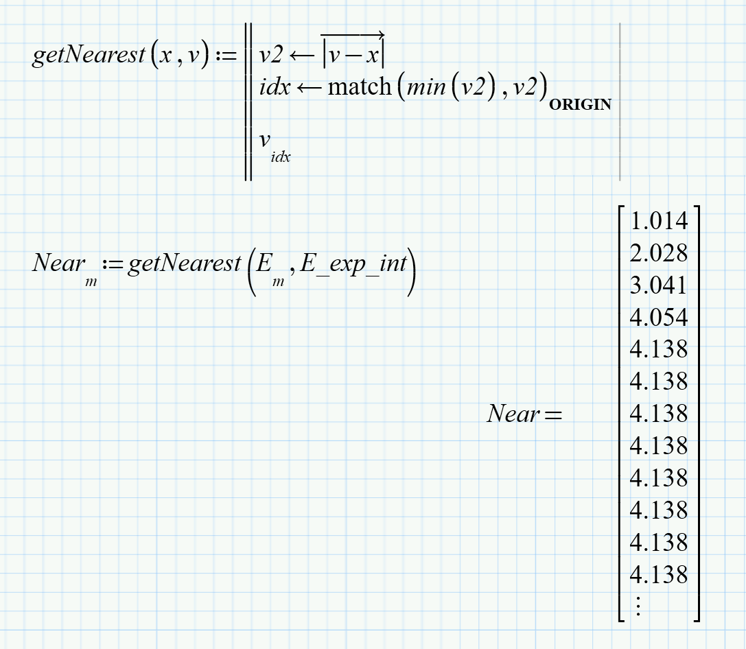 Extract Nearest Values From Matrices Substitute F Ptc Community