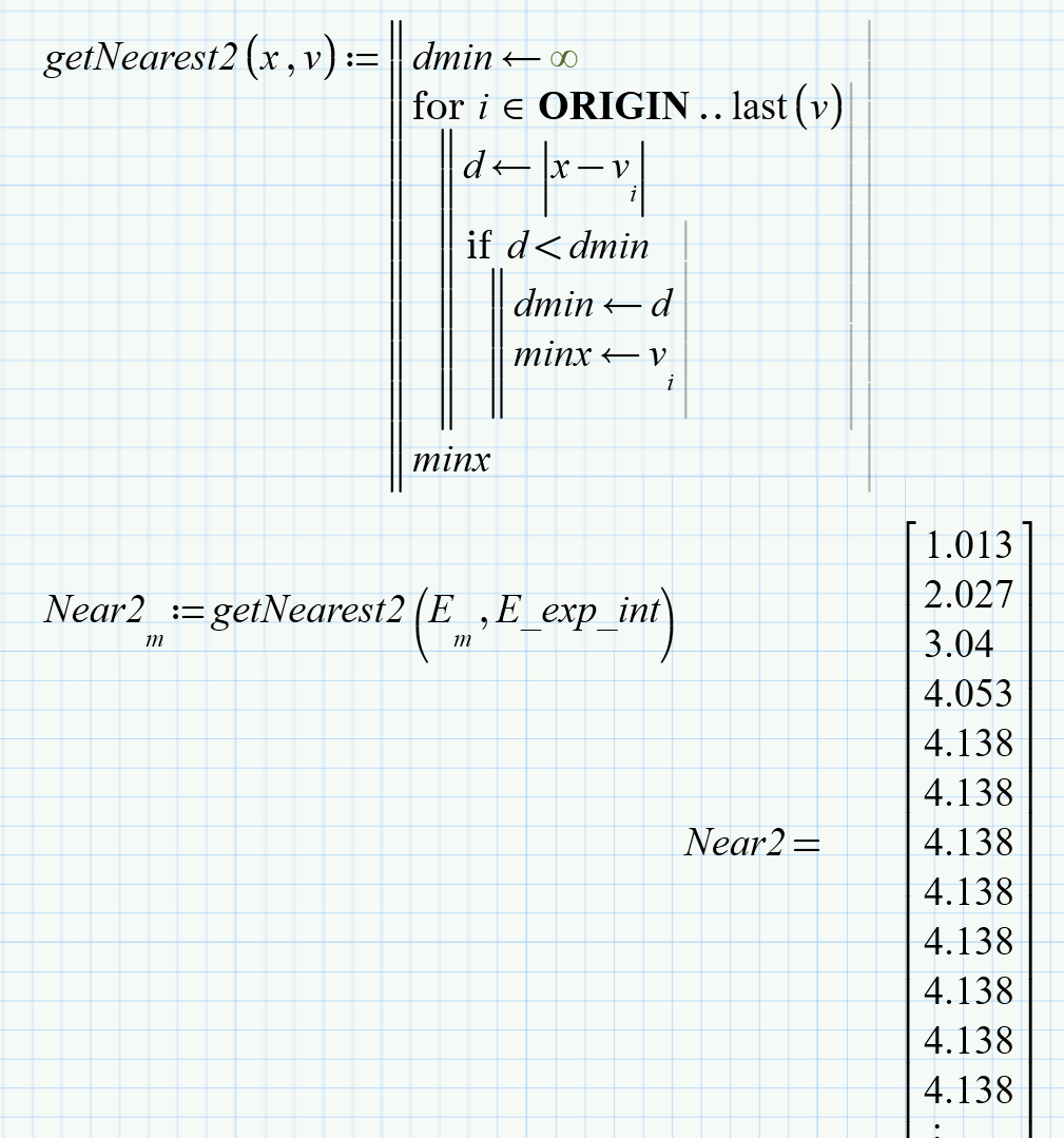 Extract Nearest Values From Matrices Substitute F Ptc Community