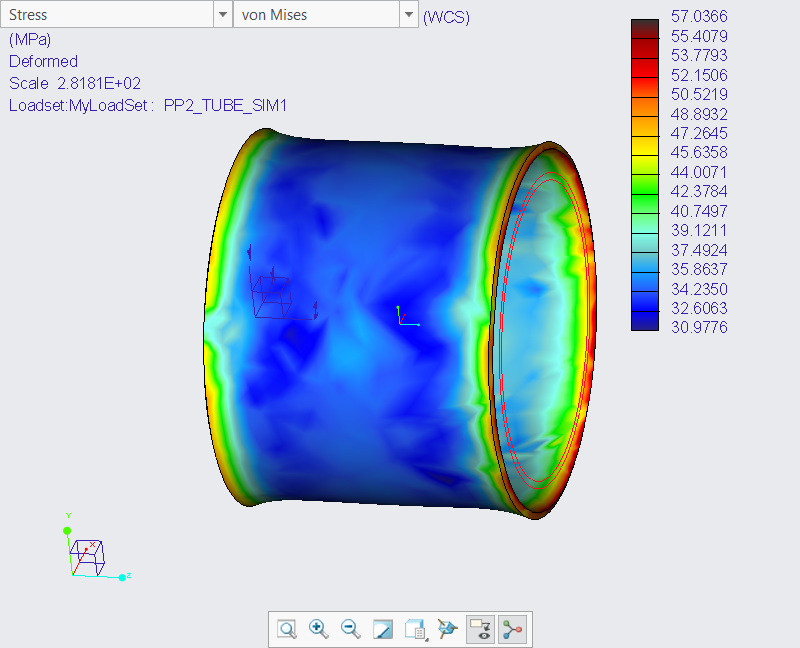 Solved: Structural simulation of pressurized tube - constr... - PTC Community