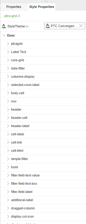 Solved: Font style in Grid (ptcs-grid) - PTC Community