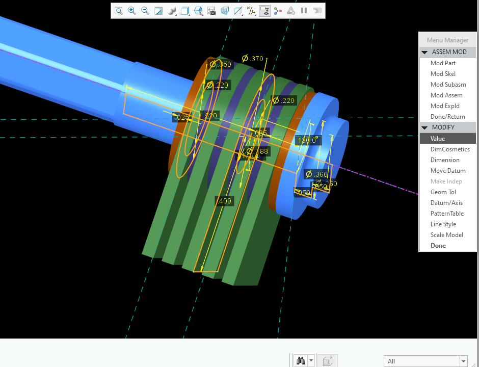 Solved Any Way To Show Dimensions For Multiple Features O Ptc