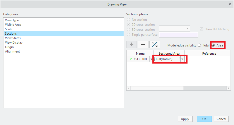 Issue with solid line through a hole feature i dra... - PTC Community