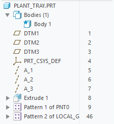 Unable to pattern a shell design - program always ... - PTC Community