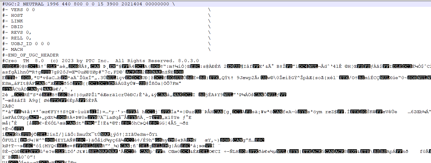 Solved: CREO parametric edit/read *.ui file via text edito... - PTC ...