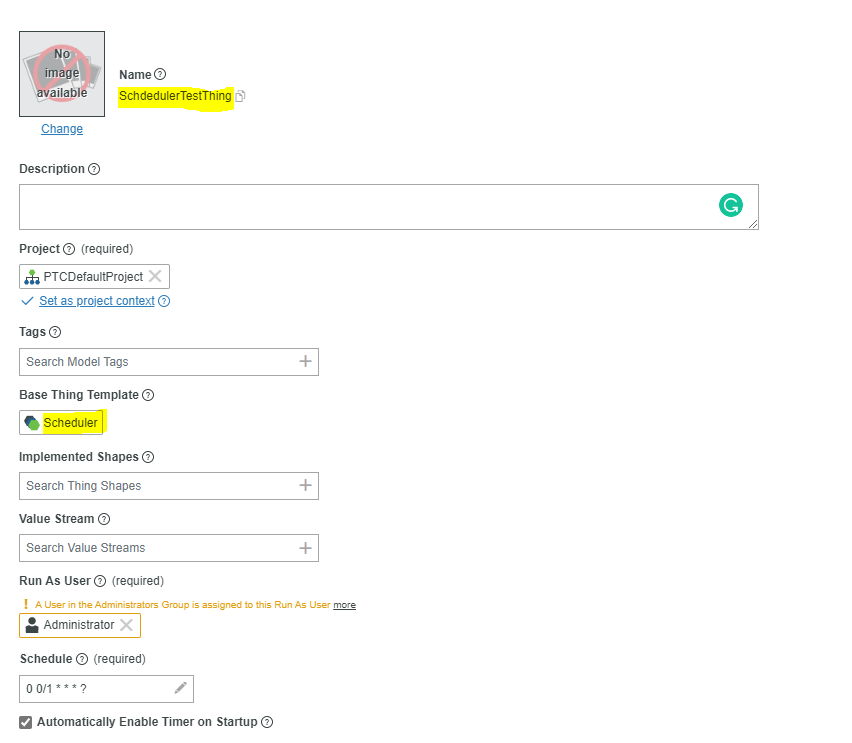 Solved I Have Services Code But How To Implement Schedule Ptc Community