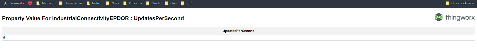Solved: External data is not displayed and updated in Vufo... - PTC Community