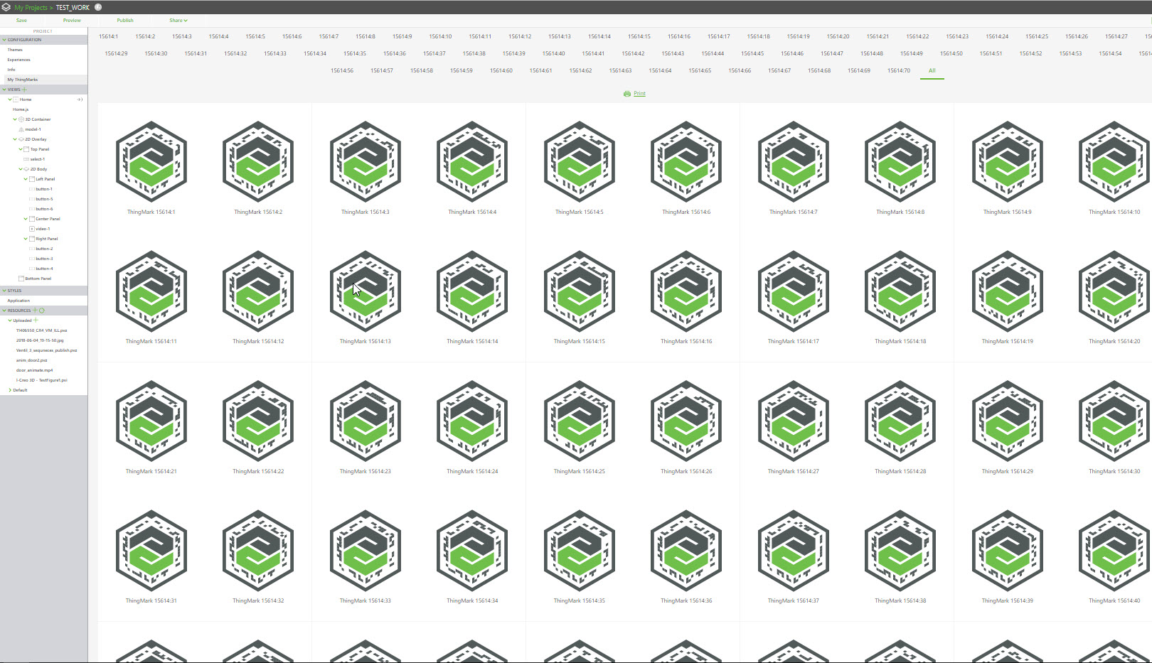Solved: Thingmark Setup? - PTC Community