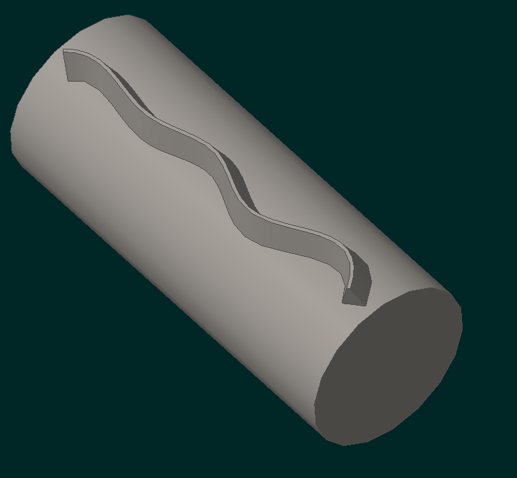 Solved: How can I create a helically swept S shaped flute? - PTC Community