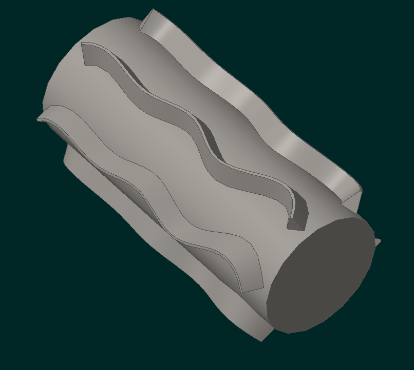 Solved: How can I create a helically swept S shaped flute? - PTC Community