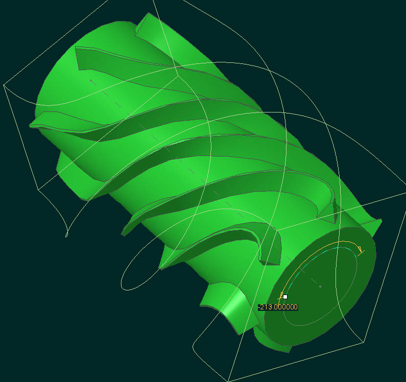 Solved: How can I create a helically swept S shaped flute? - PTC Community