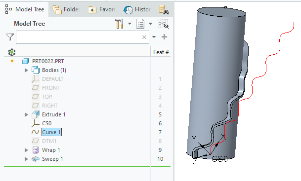 Solved: How can I create a helically swept S shaped flute? - PTC Community