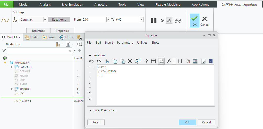 Solved: How can I create a helically swept S shaped flute? - PTC Community