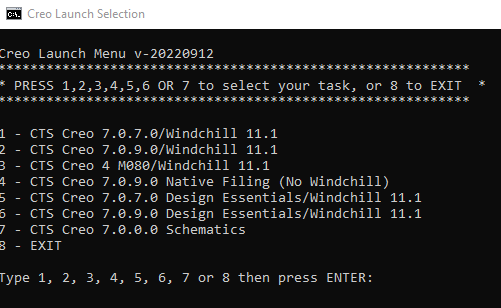 Solved: Selecting Creo License on Start -Up - PTC Community