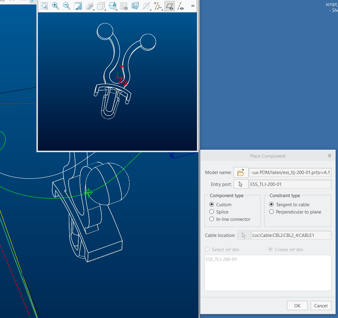 Solved Creo Application Cabling Insert Component Ptc Community