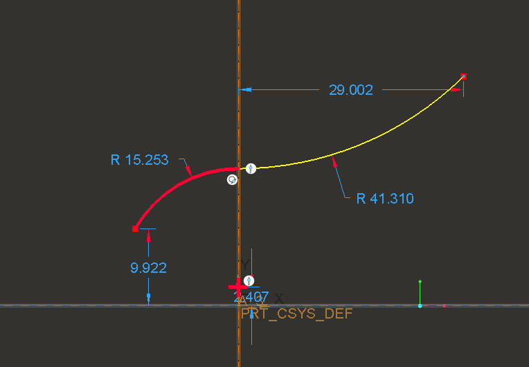 Solved: Select fictive line on extrude surface - PTC Community