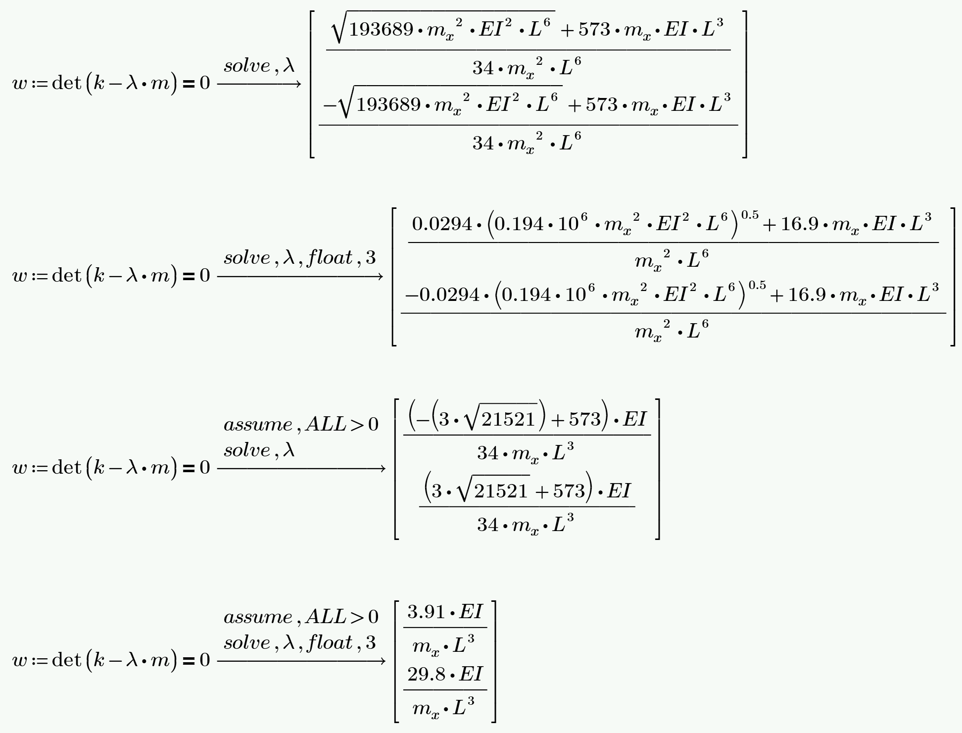 Solved: Matrix terms are reversed when evaluated symbolica... - PTC ...