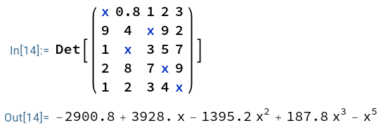 Solved: Symbolic Calculation of Determinant - PTC Community