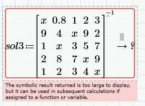 Solved: Symbolic Calculation of Determinant - PTC Community