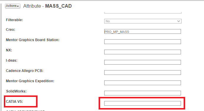 Solved: WGM; CATIA v5 CATProduct mass is zero CATPart mass... - PTC ...