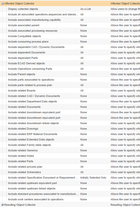 Auto-collect affected/resulting object in change t... - PTC Community