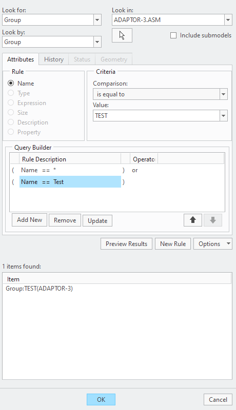 simplified representation or repeat region filter ... - PTC Community
