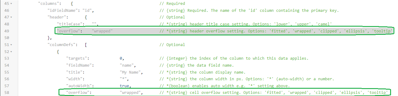 Solved: fixing wrapping texts in treegrid through configur... - PTC Community