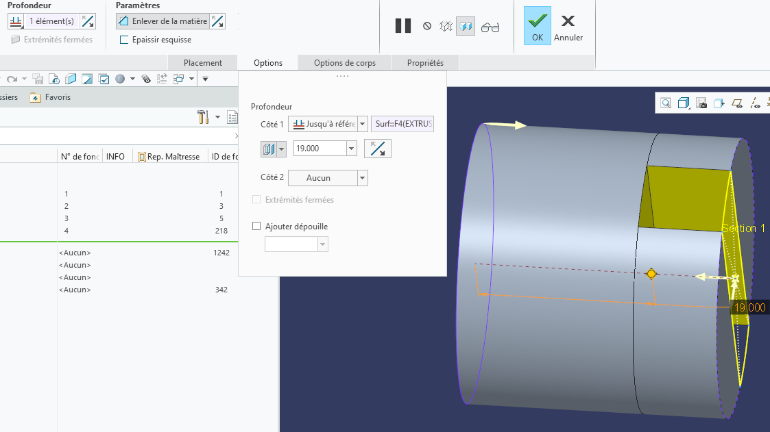 Solved Bug Extrude Function With Option Until Reference Ptc Community