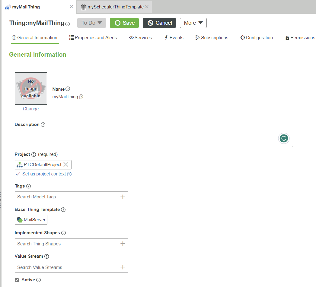 Solved: Scheduler Thing to call a Service - PTC Community