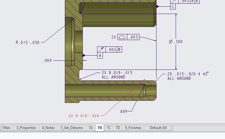 How can I edit radius leader line attachment in MB... - PTC Community