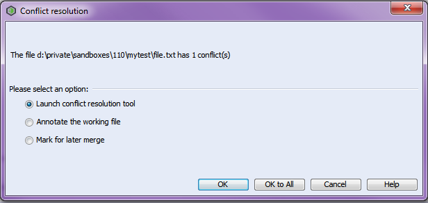 Solved: Conflict automatic merge - PTC Community