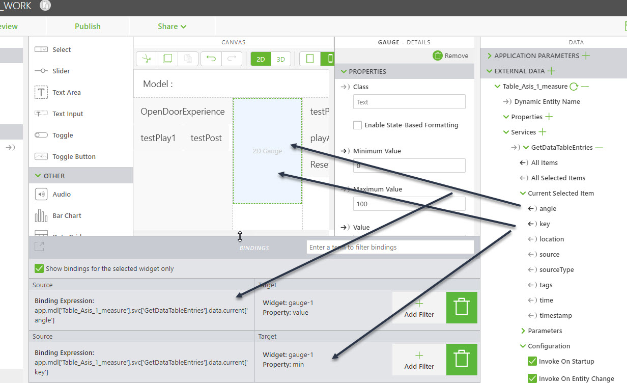 Can I use Repeater widget in ThingWorx Studio to c... - PTC Community