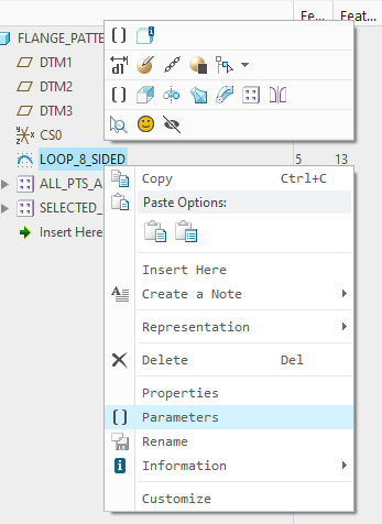 Rectangular hole patterns for flanges - PTC Community