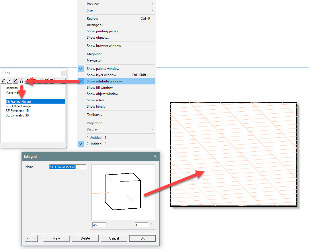 Would like to reproduce the Arbortext IsoDraw Grid... - PTC Community