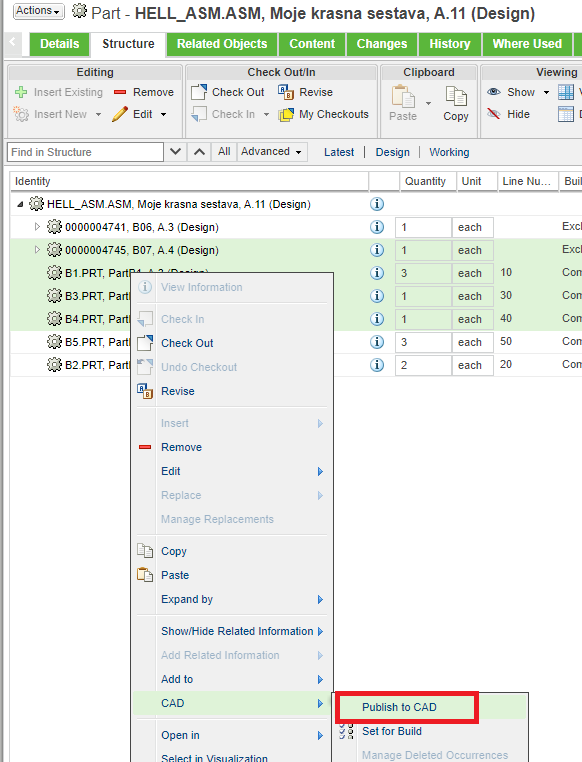Solved: How can I Publish to cad by selecting multiple wtp... - PTC ...