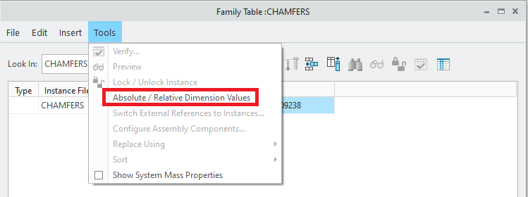 Solved: Table pattern is not taking absolute coordinate sy... - PTC Community
