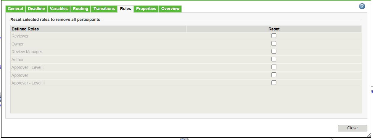 Solved: Unable to add "Reviewer" tab on the "Select Partic... - PTC Community