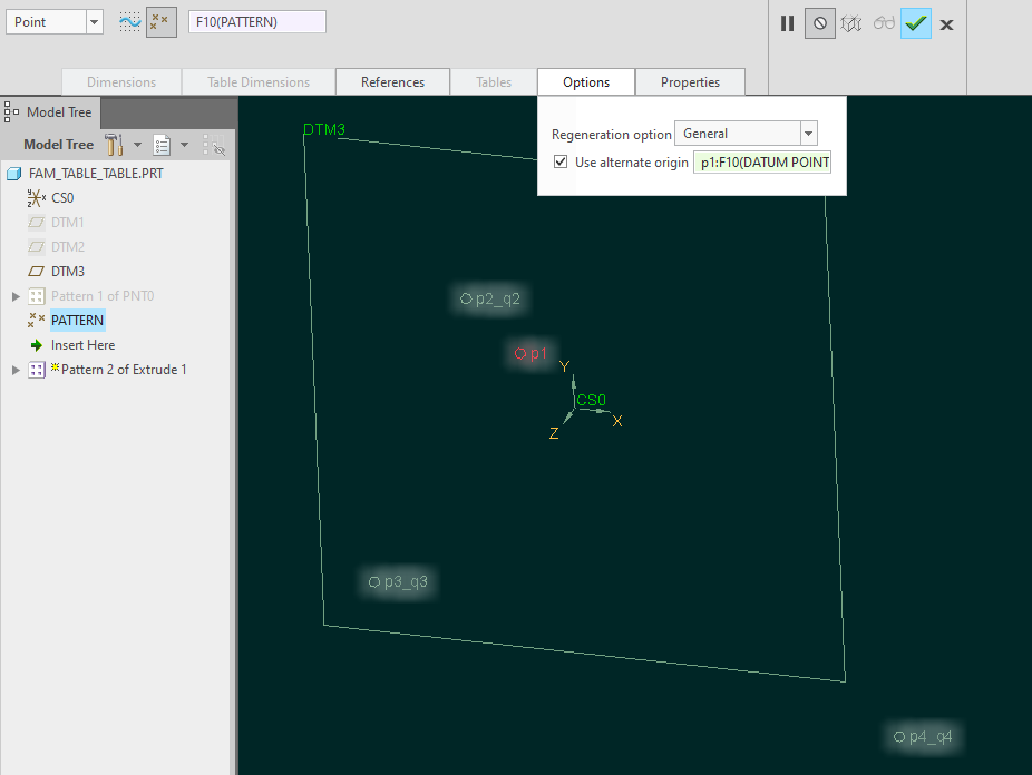 Solved: Table pattern is not taking absolute coordinate sy... - PTC Community