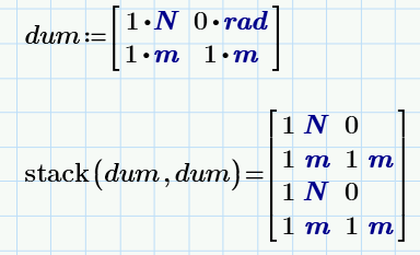 Solved: Beware leaky "stack" function for mixed unit matr... - PTC Community